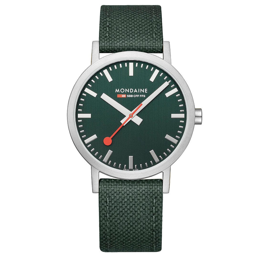 Classic, 40 mm, Forest Green Watch | Mondaine Watch – Mondaine Watches